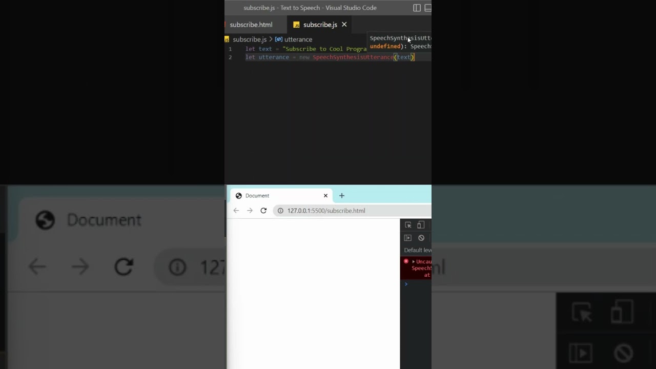 I build text to speech converter using JavaScript