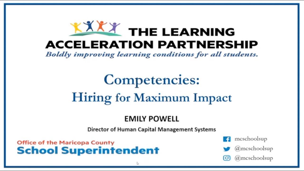 HCMS Seminar: Competencies: Hiring for Maximum Impact