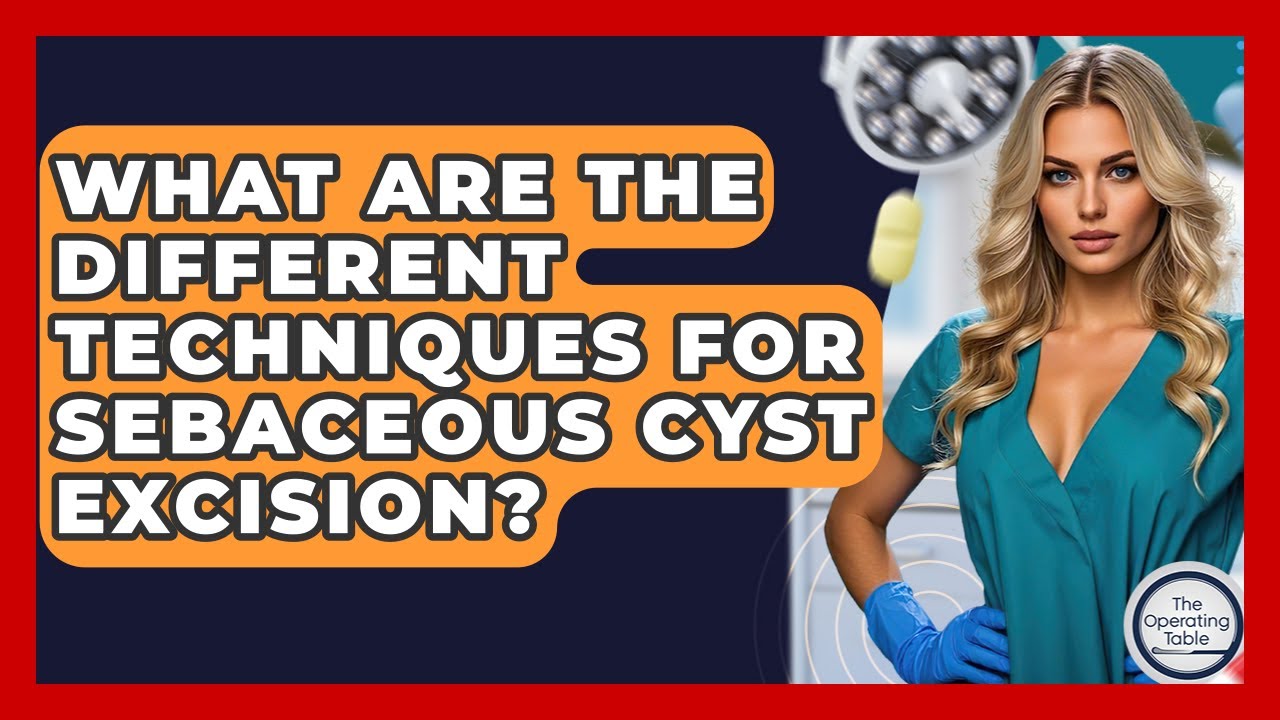 What Are The Different Techniques For Sebaceous Cyst Excision? - The Operating Table