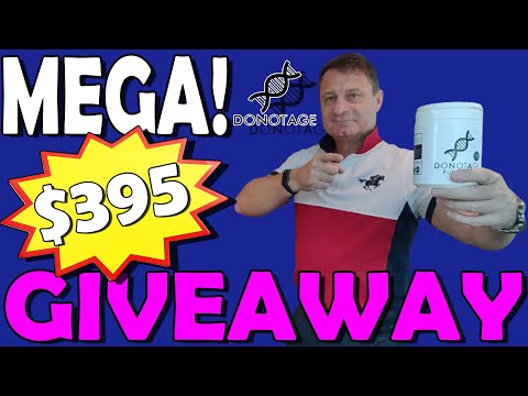 MEGA $395 Longevity Giveaway by DoNotAge.org