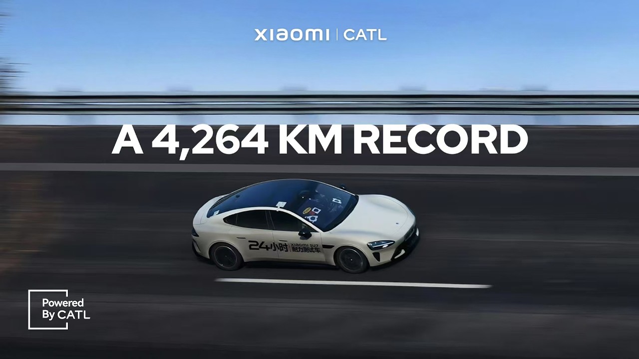 Xiaomi SU7 Max: 24-Hour 4264 km Breaks Limits | Powered by CATL