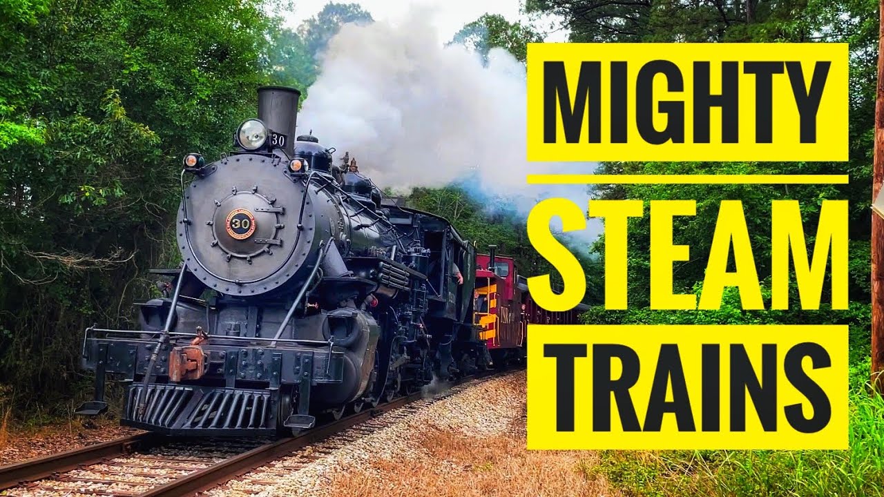 Steam Trains! American Steam Train Compilation!