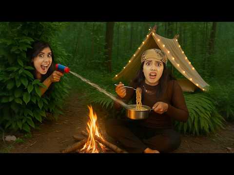 Living in Jungle for 24 Hours!!