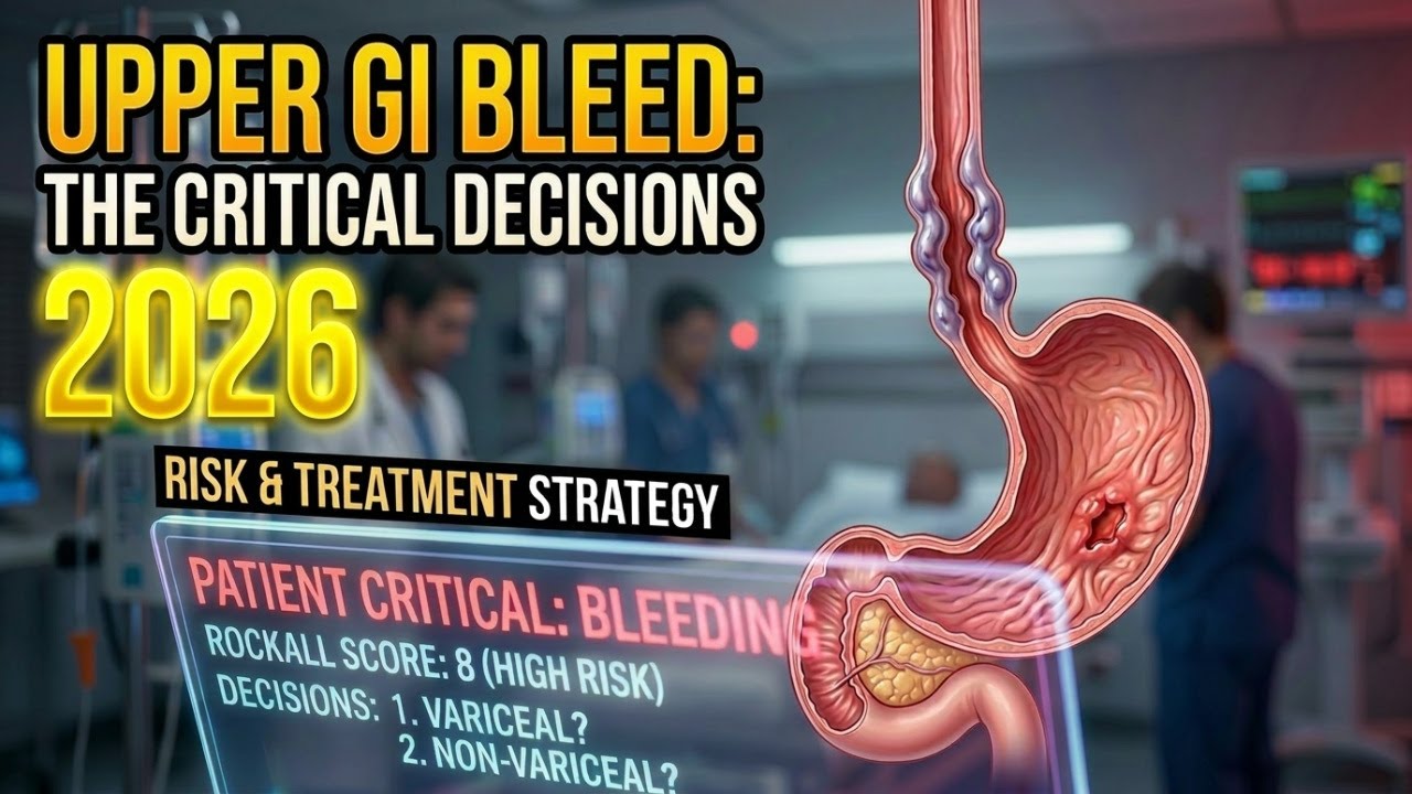 Upper GI Bleeding: Risk Stratification and Treatment Decisions #medical