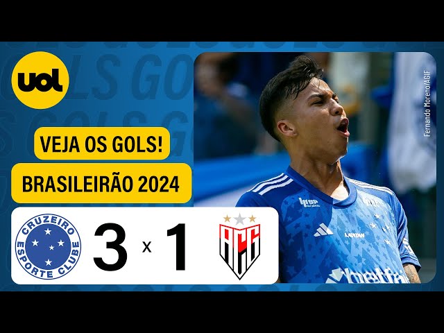 Cruzeiro vence Atlético-GO com gol de Kaio Jorge