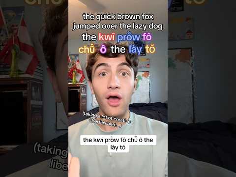 What if English was a Tonal Language?