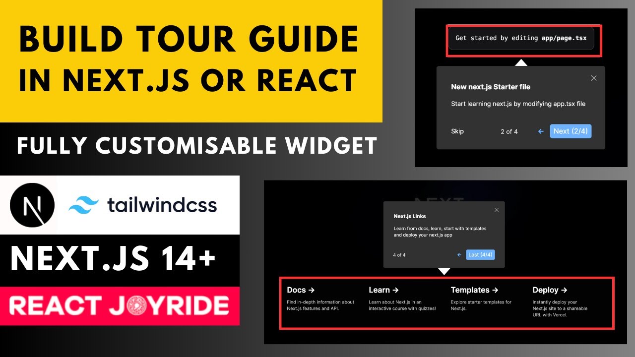 Build Tour Guide in Next.js 15 and React.js | react-joyride