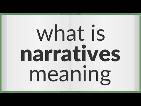Narratives | meaning of Narratives