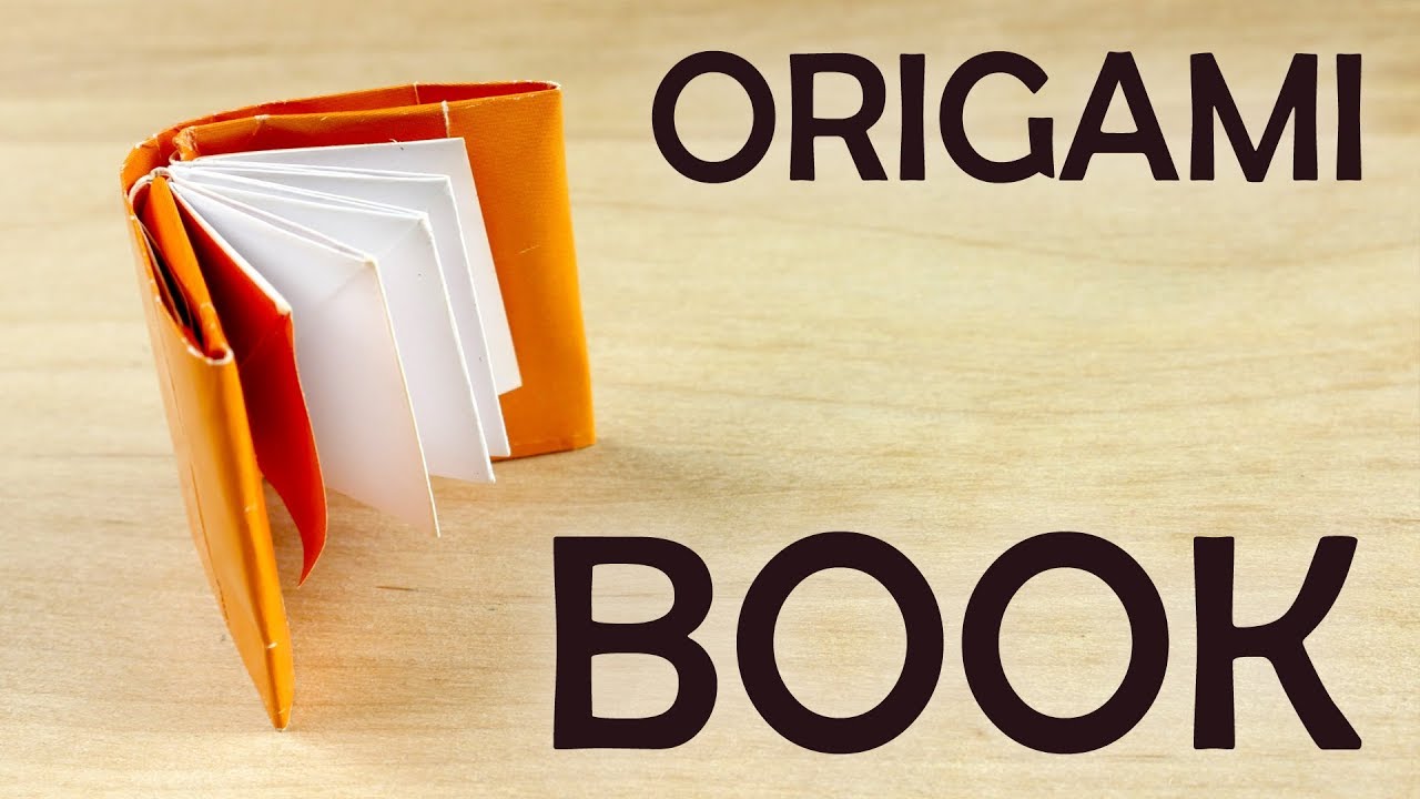 Origami Book. Origami Tutorial.