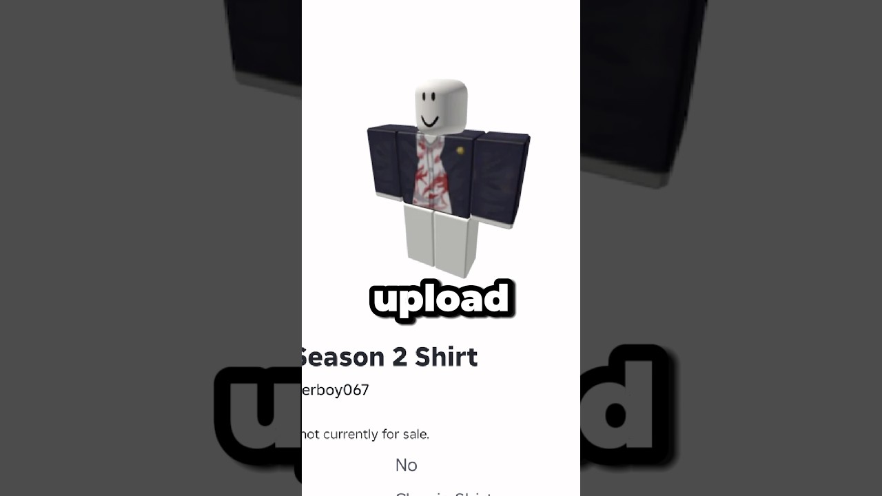 Upload Roblox Clothing From Customuse to Roblox Quick 📲 #roblox #robloxclothing #robloxugc