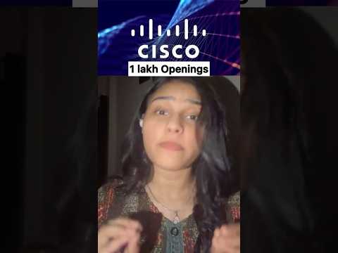 CISCO Virtual internship | 1L Openings💲fresher can apply 🔗link👇🏼 #jobalert #jobs Remote jobs #remote