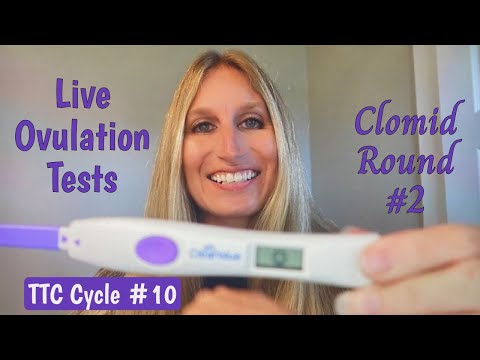 Live Ovulation Tests CD10-13, Clomid Rd #2, TTC Cycle #10