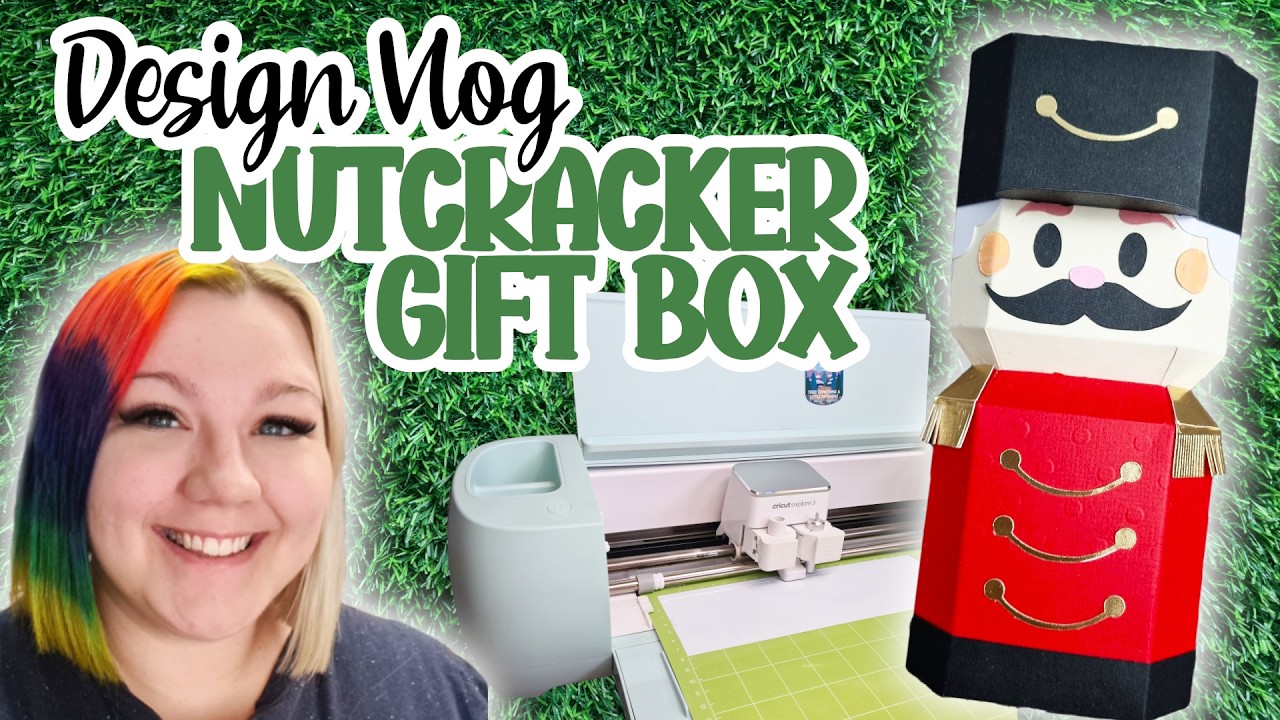 Design a 3D Cricut Project With Me - Nutcracker Gift Box