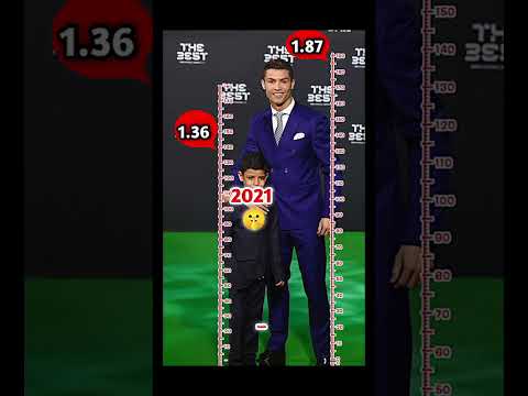 Ronaldo X Ronaldo Jr Height 😱☠️♥️ #shorts #funny #viral #trending