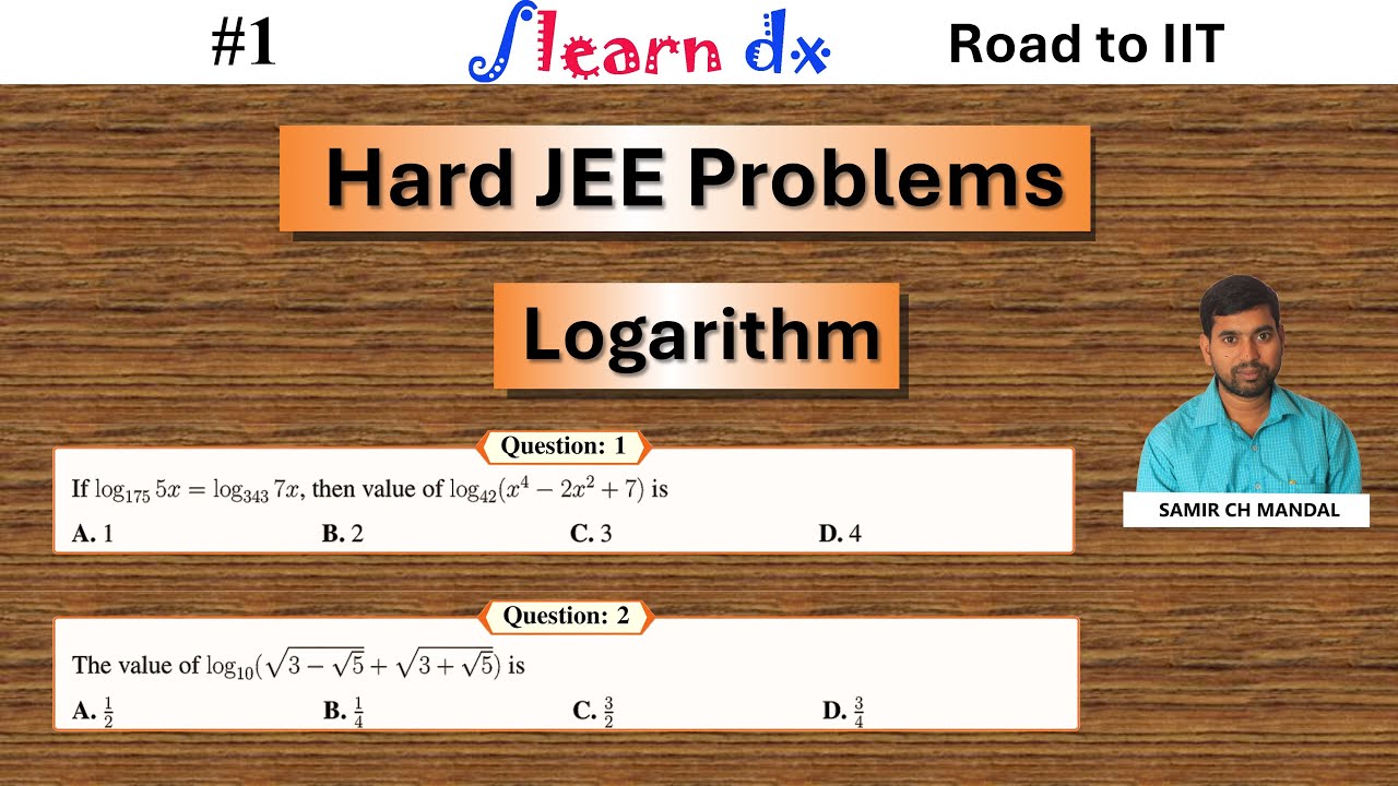 LOG1 #Logarithms for JEE Advanced | Problem-Solving Walkthrough