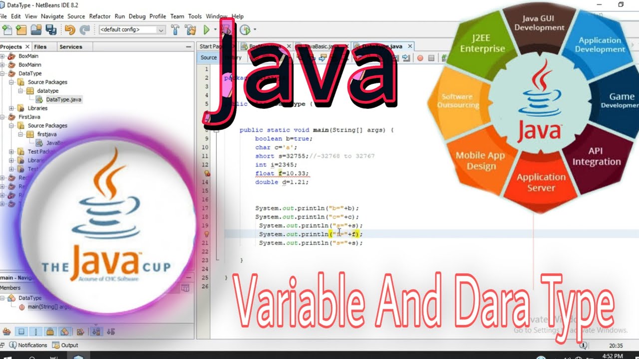 Java Bangla Tutorials. 03 : Variable and data type in java