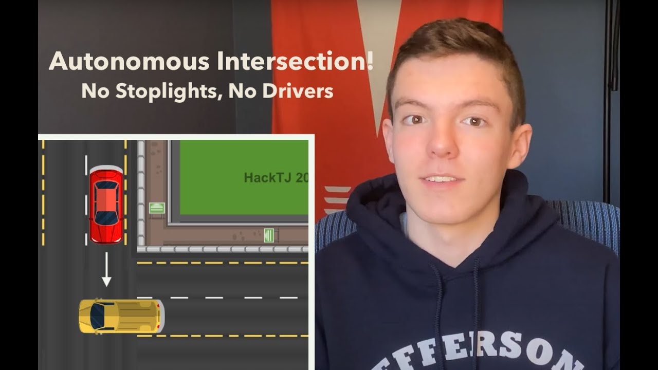 Autonomous Intersection Project - HackTJ 2020