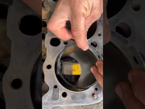 How do you file down Piston Rings? #shorts #short #shortvideo #shortsfeed #youtube #video #tricks