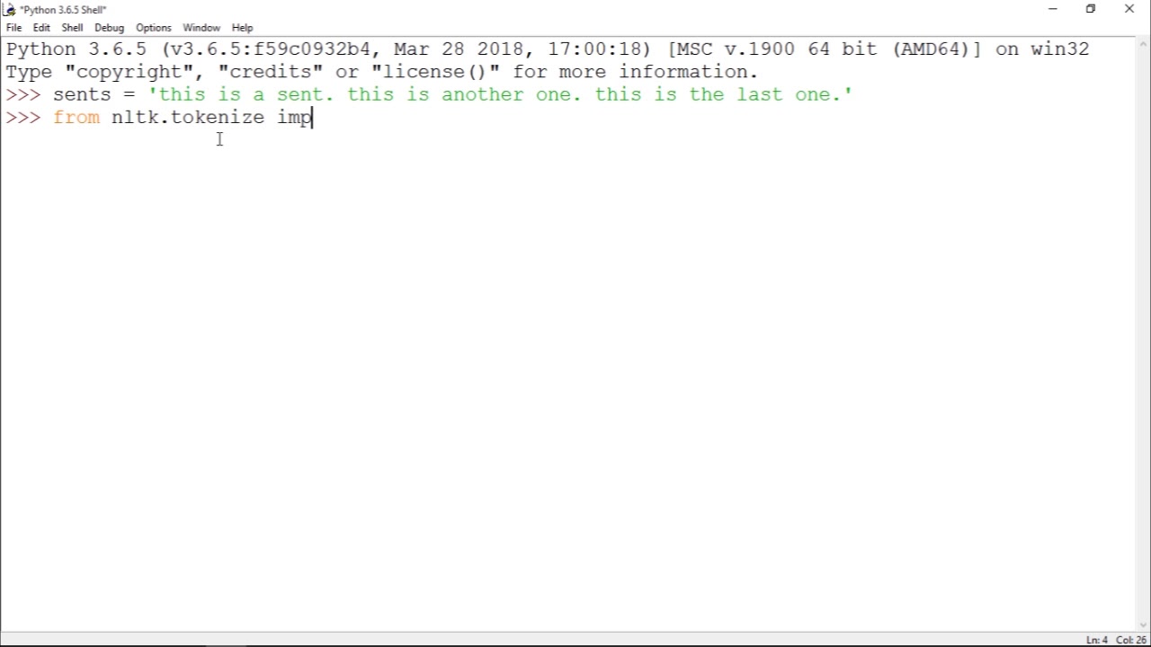 Python Natural Language Processing with NLTK #4 - How to Tokenize Sentences with sent tokenize
