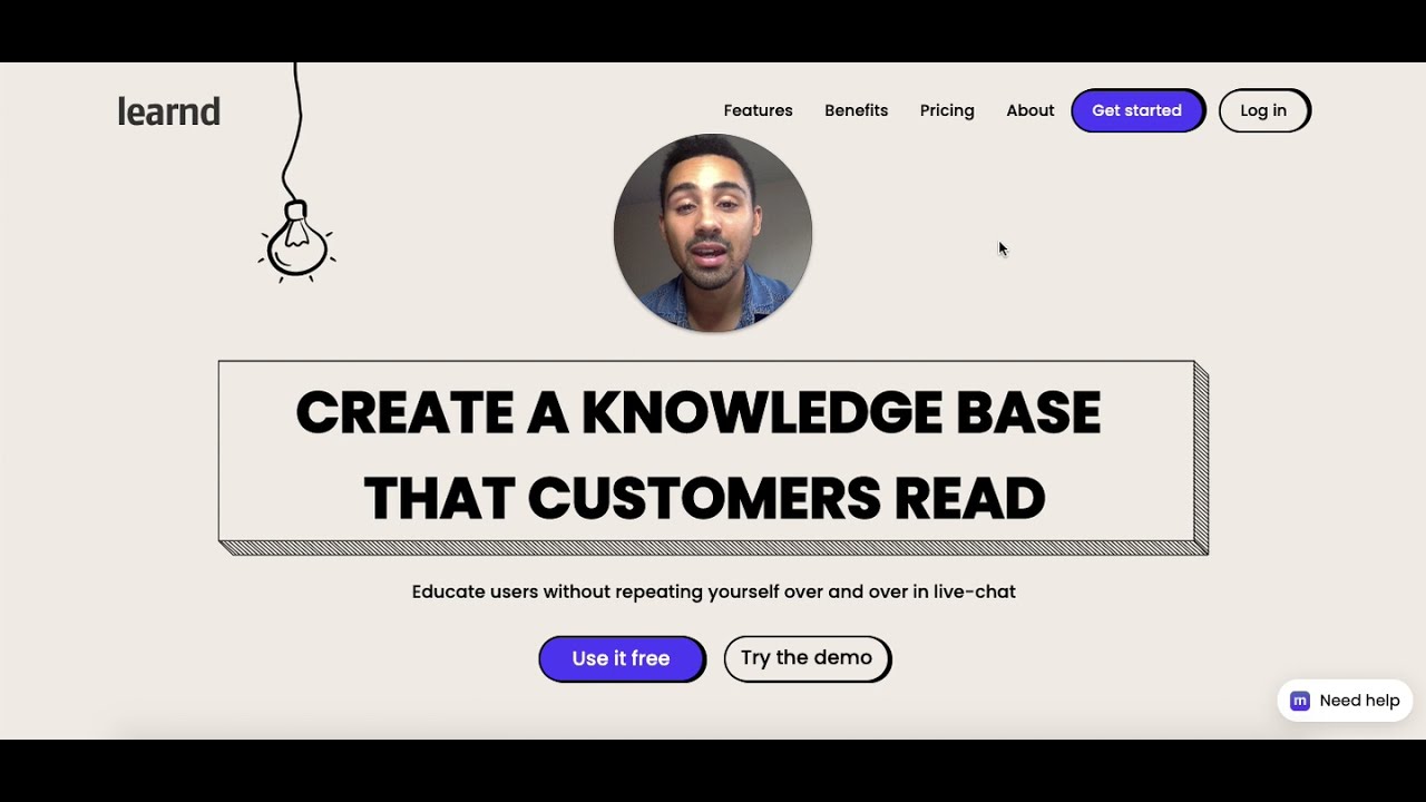Learnd | Create a knowledge base that customers read