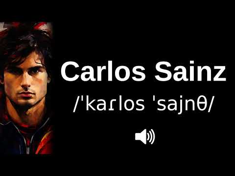 🇪🇸 How to pronounce Carlos Sainz (CORRECTLY!)