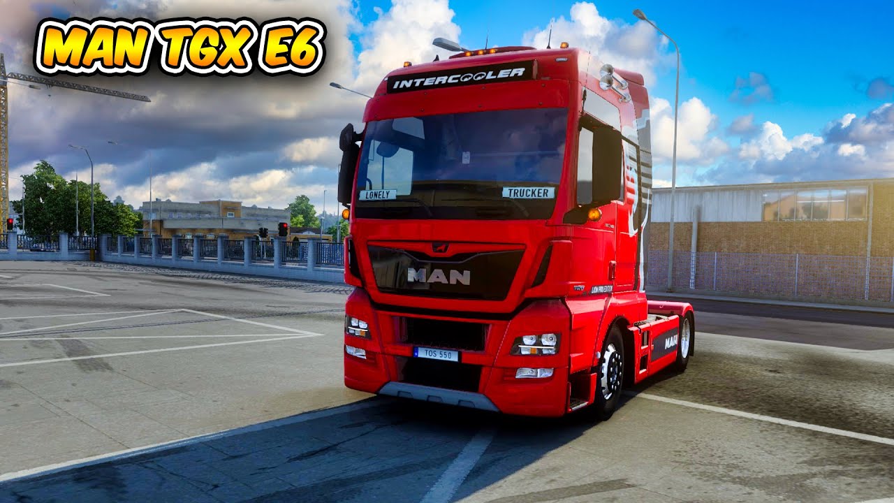 MAN TGX E6 MOD By Gloover For ETS2 1.45 | ETS2 1.45 MODS