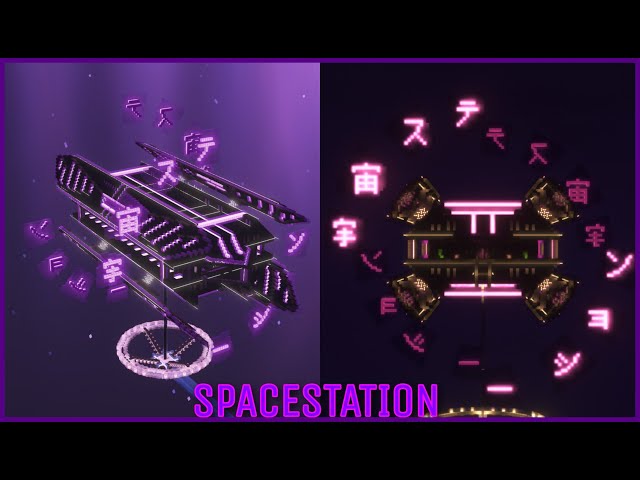 Villager trading hall SPACESTATION Minecraft Map