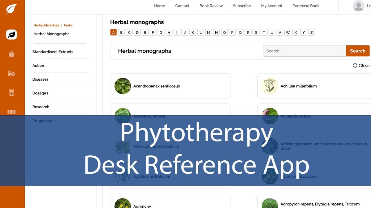 Phytotherapy Desk Reference