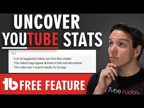 How to see YouTube Video Stats -TubeBuddy Videolytics