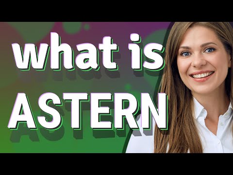 Astern | meaning of Astern