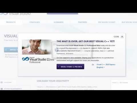 Setting up Microsoft Visual C++ 2010 Express
