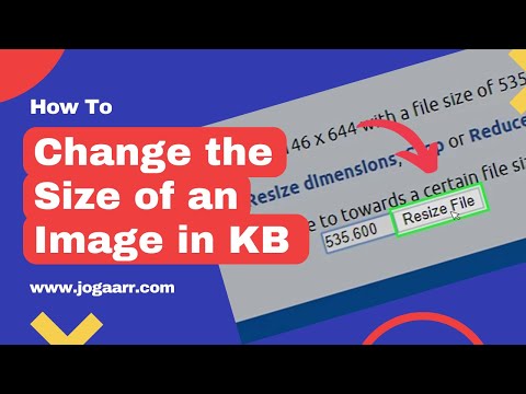 [33] How to change the size of an Image in KB | Optimize image for free