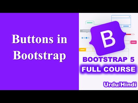 Learn Buttons in Bootstrap | Button Classes in Bootstrap | Bootstrap Crash Course - Mind Luster