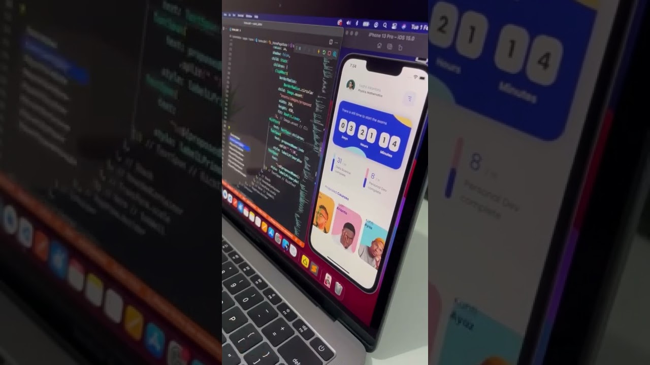 Learning App UI - Timelapse Coding #timelapse #coding #flutter