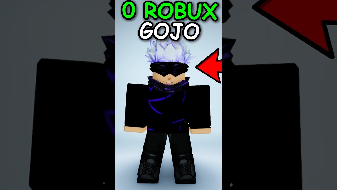 😯FREE GOJO ANIME OUTFIT IDEA! #roblox #freeitemsroblox #0robuxoutfitideas #animeroblox