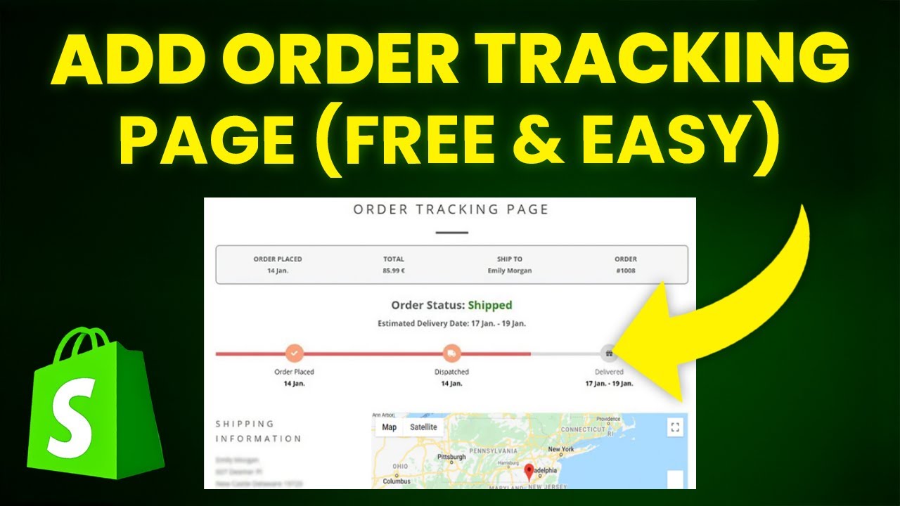 How To Add Order Tracking Page On Shopify (FREE & EASY)