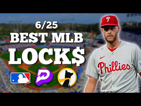 My Best WNBA & MLB Player Prop Bets Today! 6/25 Free Picks! #wnba #mlb #prizepicks #podcast