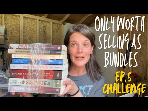 Mystery Tote Challenge #5 | Reselling Books: 5 Bundles, 6 Donated