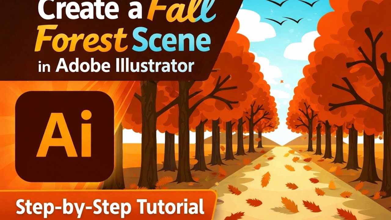 Vector Illustration Tutorial for Beginners | Adobe Illustrator Tutorial