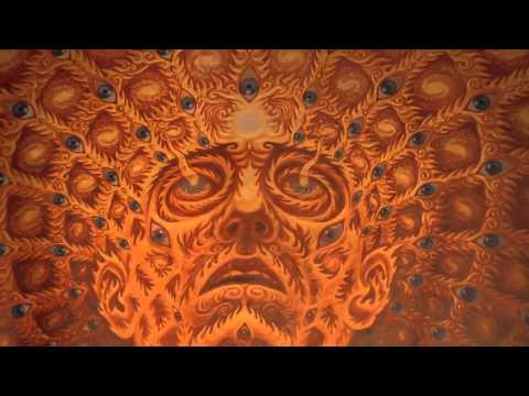 Moksha Family Arts Collective Art Basel Event ... Alex Grey's Paintings...