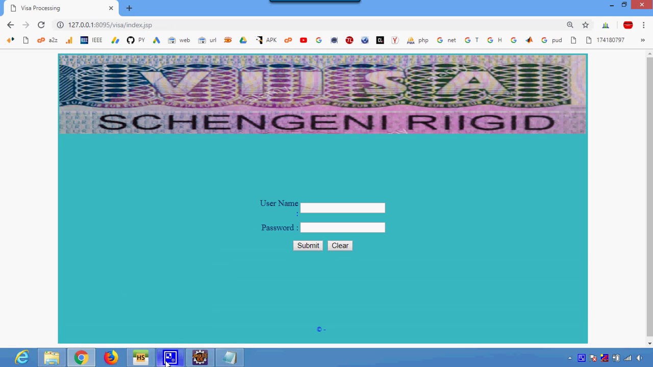 Visa Application System in Java