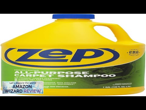 Zep All-Purpose Carpet Shampoo Concentrate Cleaner 1 Gallon ZUCEC128 Review