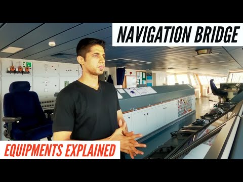 Navigation Bridge Of A Mega Ship EXPLAINED