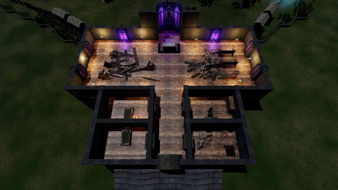 COS, Church, D&D animated map