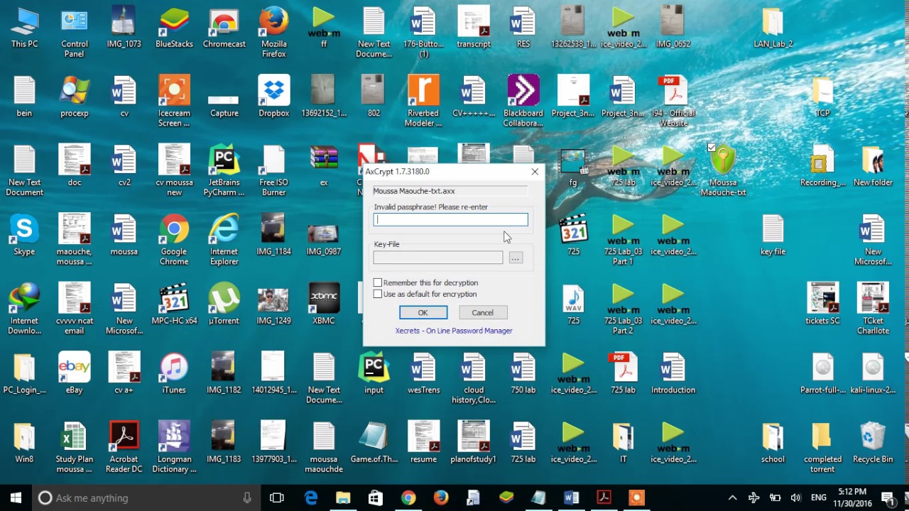750 Cryptography Project 1