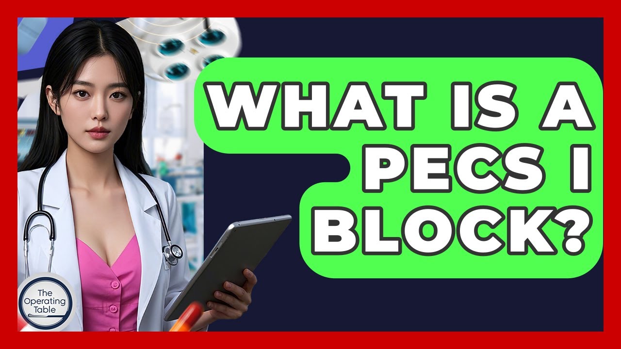 What Is A Pecs I Block? - The Operating Table