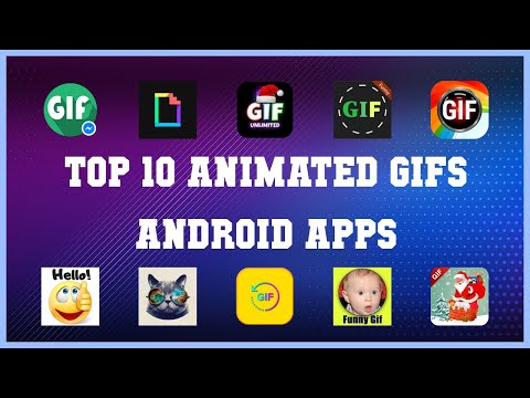 Top 10 Animated GIFs Android App | Review