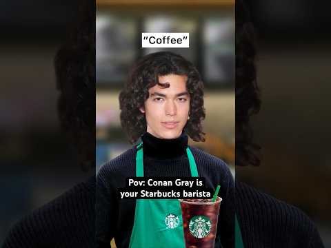 If Conan Gray worked at Starbucks ☕️ #conangray