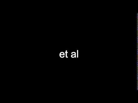 et al pronunciation english et al definition english