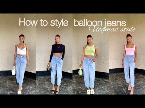 VLOGMAS EP 2| HOW TO STYLE BALLOON JEANS FROM MR PRICE | SOUTH AFRICAN YOUTUBER